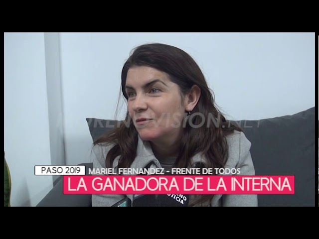 Mariel Fernández ganó la interna del Frente de Todos y es candidata a ...
