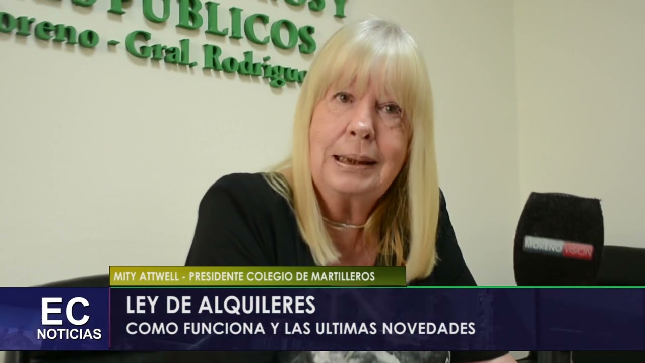Ley De Alquileres Cómo Funciona Y últimas Novedades Moreno Visión Tv 5618